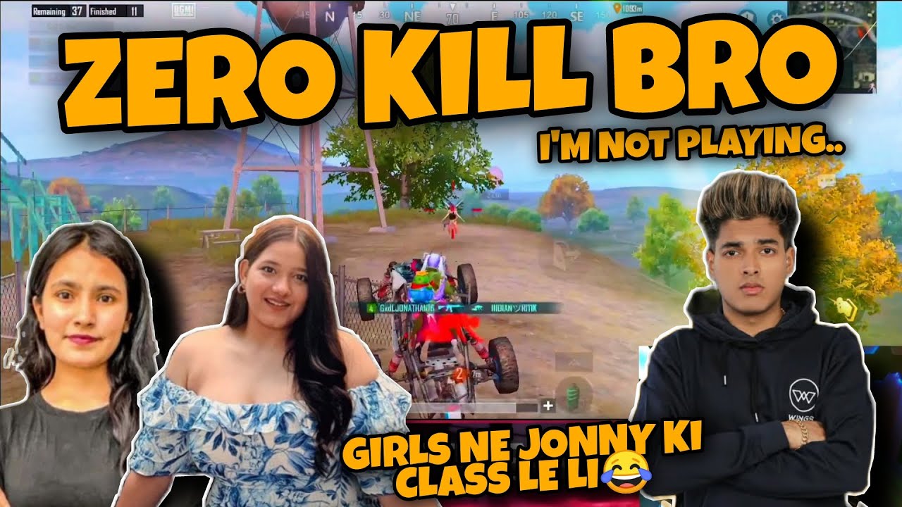 ZERO KILL BRO...MAIN NAHI KHELRA..| JONATHAN ki KHICHAI😂 | DOBBY | NIKKI | KAINAAT | GODL GIRLS ...