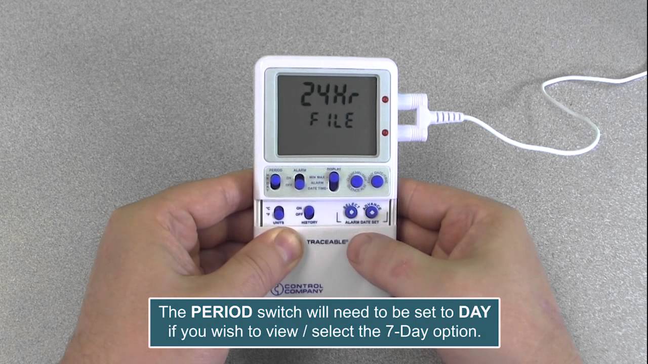 How to use the Traceable Freezer Thermometer - YouTube