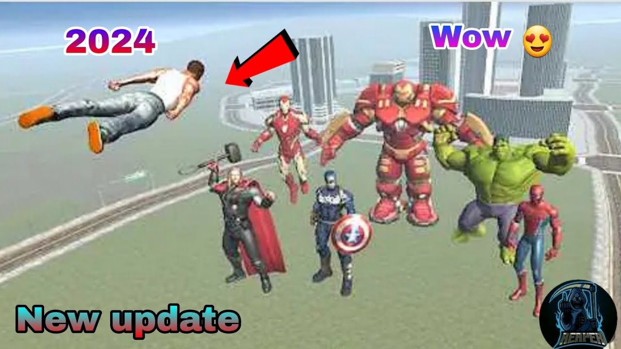New update Iron Man Hulk and Spider-Man cheat code in the game ll Indian bike driving 3d ll ...