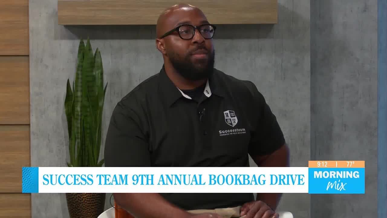 Success Team 9th Annual Bookbag Drive - YouTube