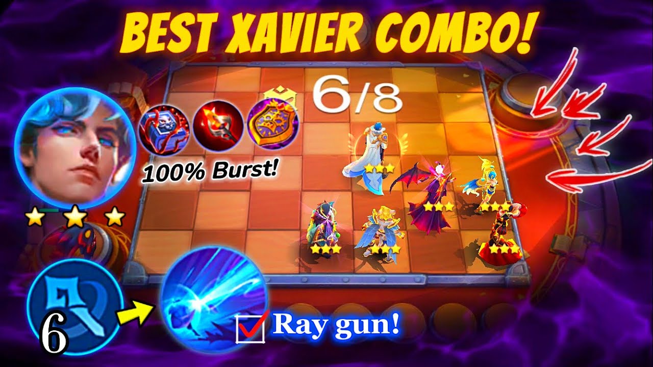 Tharz skill 3 New Combo Xavier Ray gun 100% Magic Burst Damage | Xavier ...