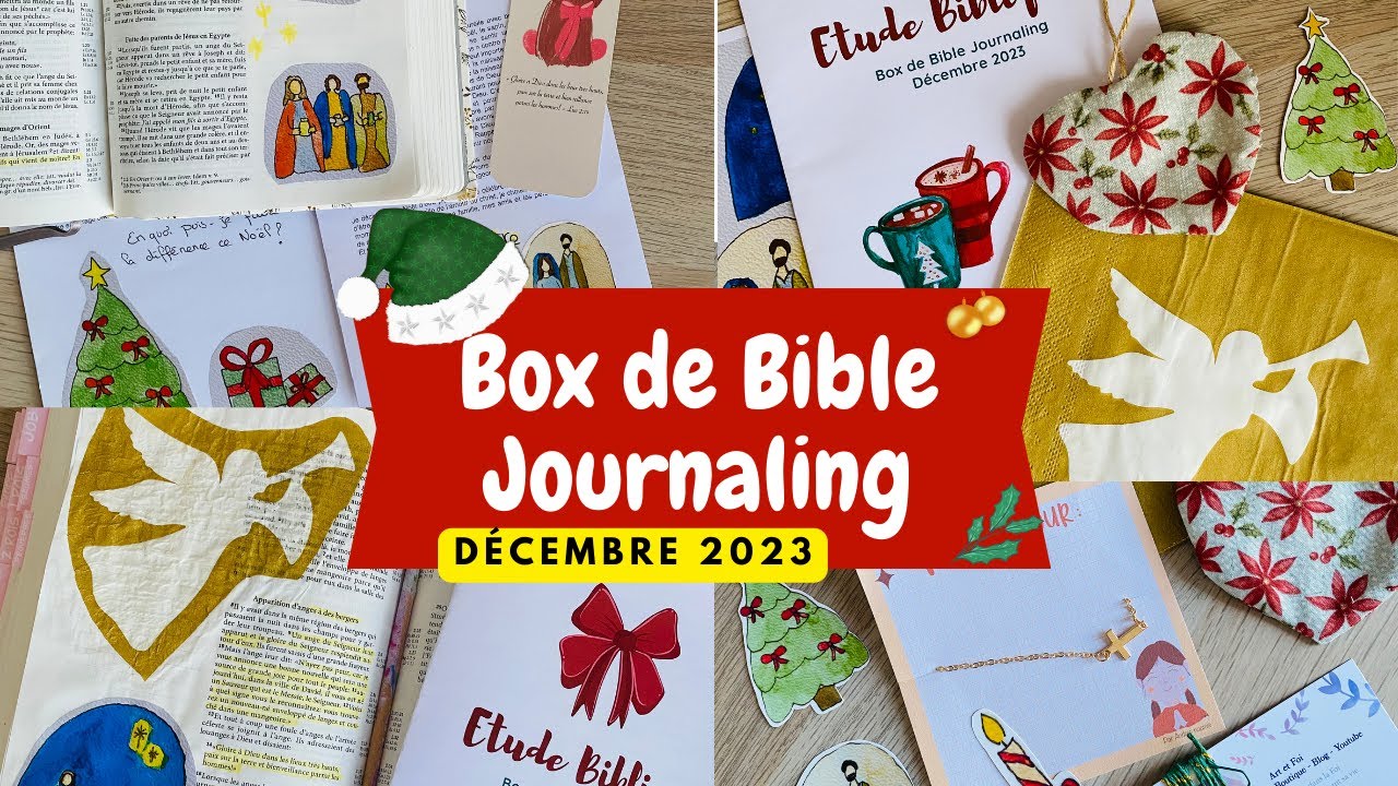 Box de Bible Journaling - présentation et tutoriels - YouTube