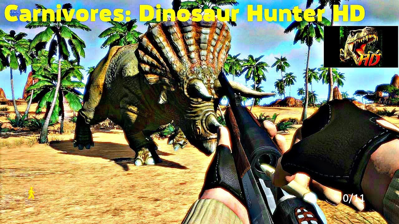 Carnivores: Dinosaur Hunter HD[1080p] l Android Gameplay - YouTube