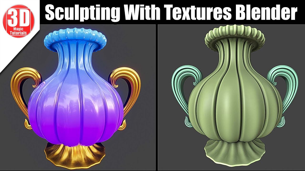 Sculpting With Textures in Blender 3.5 - YouTube