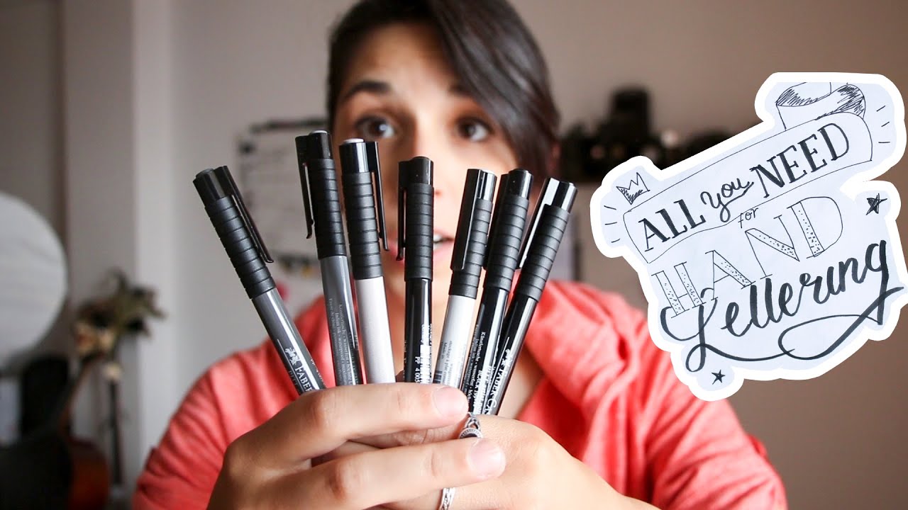 MI FORMA DE APRENDER LETTERING + UNBOXING KIT FABER CASTELL - YouTube