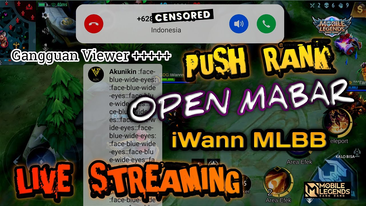 🔴 LIVE OPEN MABAR EPIC - LAGEND 【Mobile Legend Bang Bang】 - YouTube