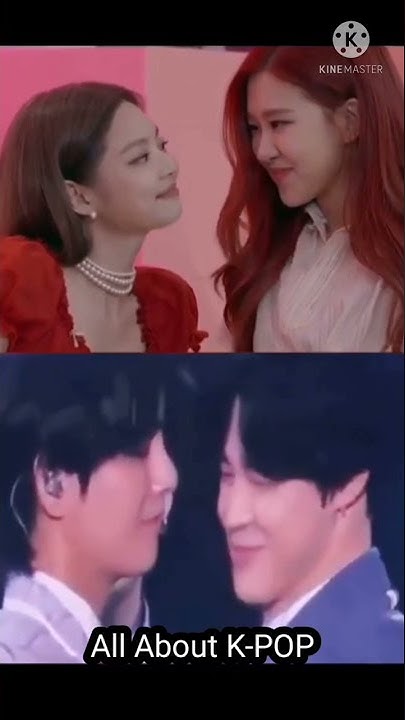 BTS Vs BLACKPINK Members Staring Each Other....... #bts #blackpink - YouTube