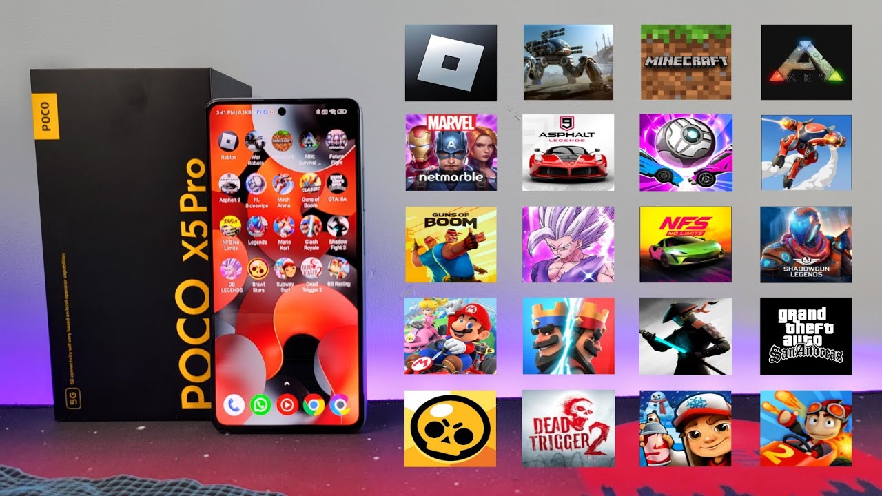 🎮 Probando 20 Juegos En El Poco X5 Pro 5G 🕹️ - YouTube