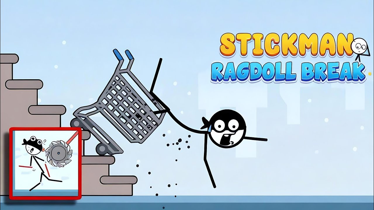 Stickman Ragdoll Destruction Simulator - All Levels - Gameplay ...