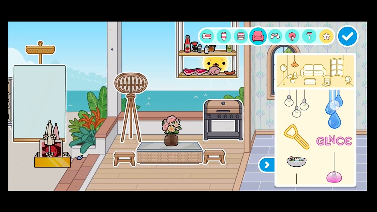 Обустраиваю домик в Тока Бока㋡ 🧡💛🤍 - YouTube