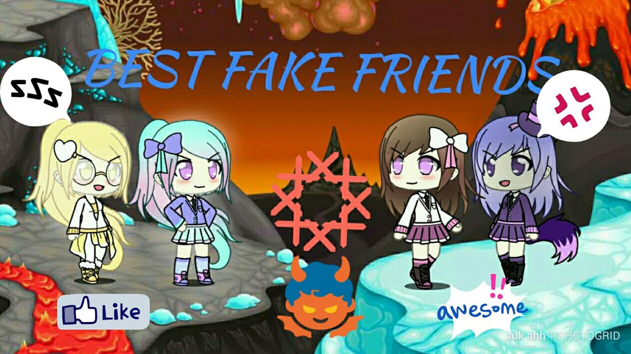 Best Fake Friends°||Mini Movie||Gacha Life|| - YouTube