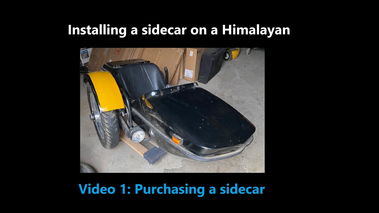 Installing a sidecar on my Himalayan video 1 - YouTube