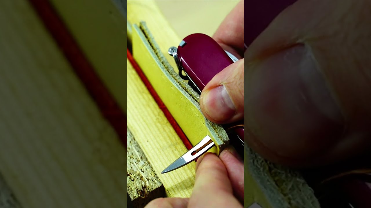 How to use the Awl in a Swiss Army Knife