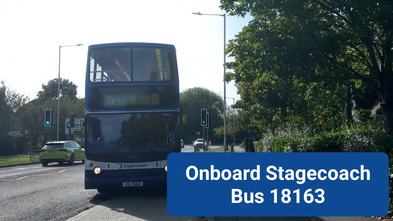 Onbaord Stagecoach Bus 18163 | ALX 400 Trident - YouTube