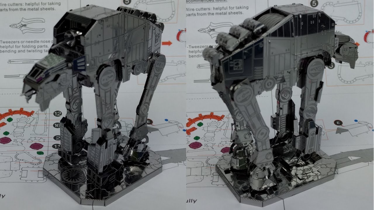Metal Earth Build - AT-M6 Heavy Assault Walker - Star Wars - YouTube