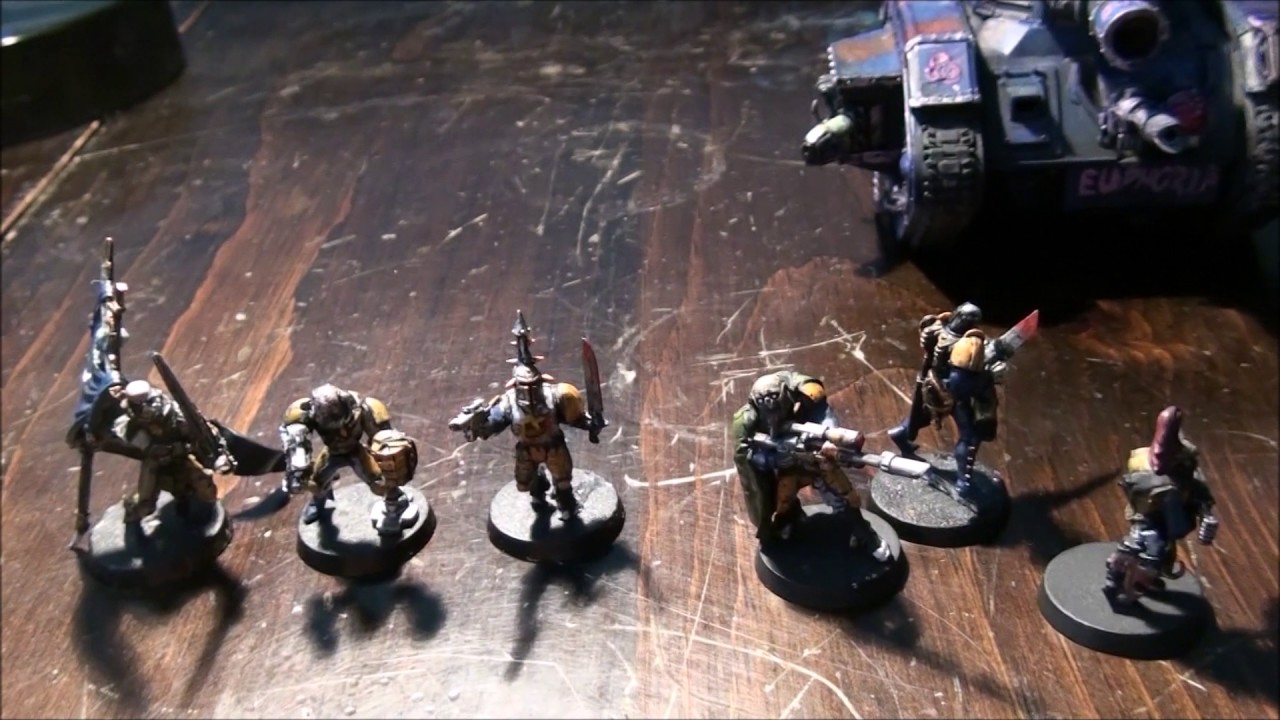 Slaaneshi Traitor Guard Conversions - YouTube