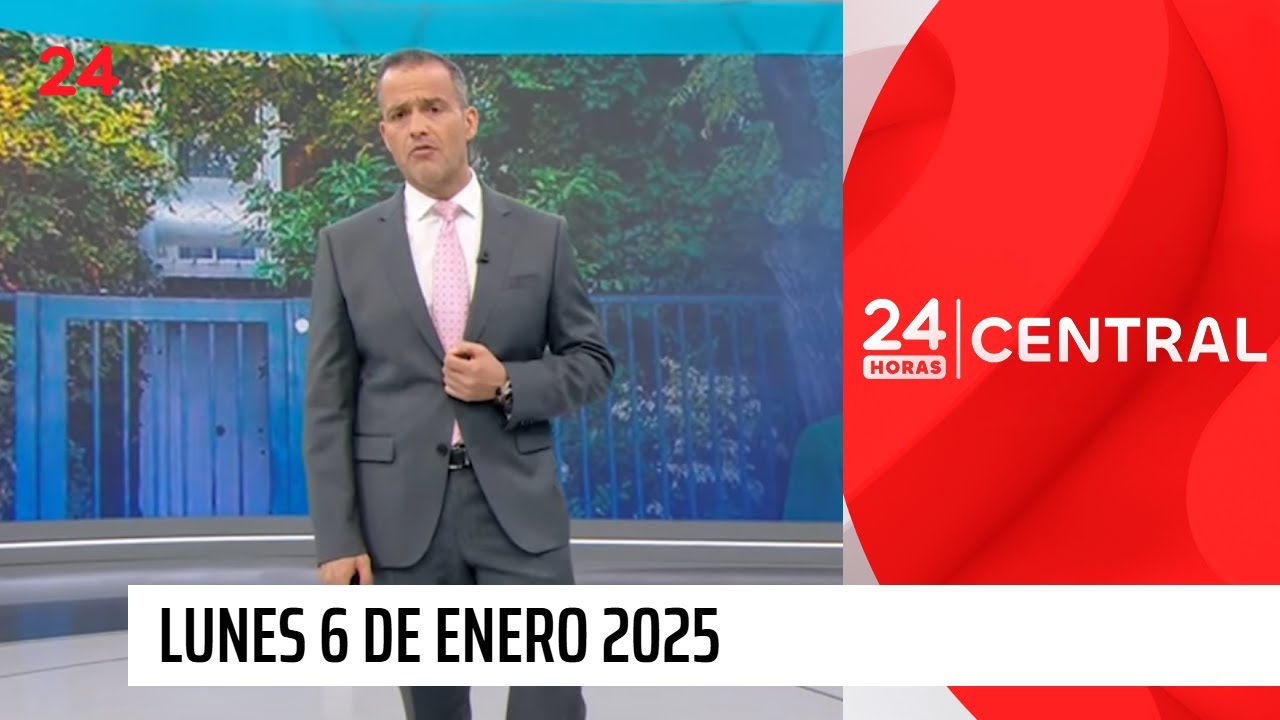 24 Horas Central - Lunes 6 de enero 2025 | 24 Horas TVN Chile - YouTube