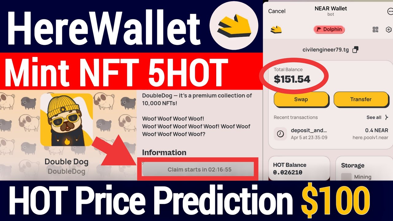 Here Wallet Hot Mining Listing Price Prediction | Mint NFT In 5Hot Sell ...