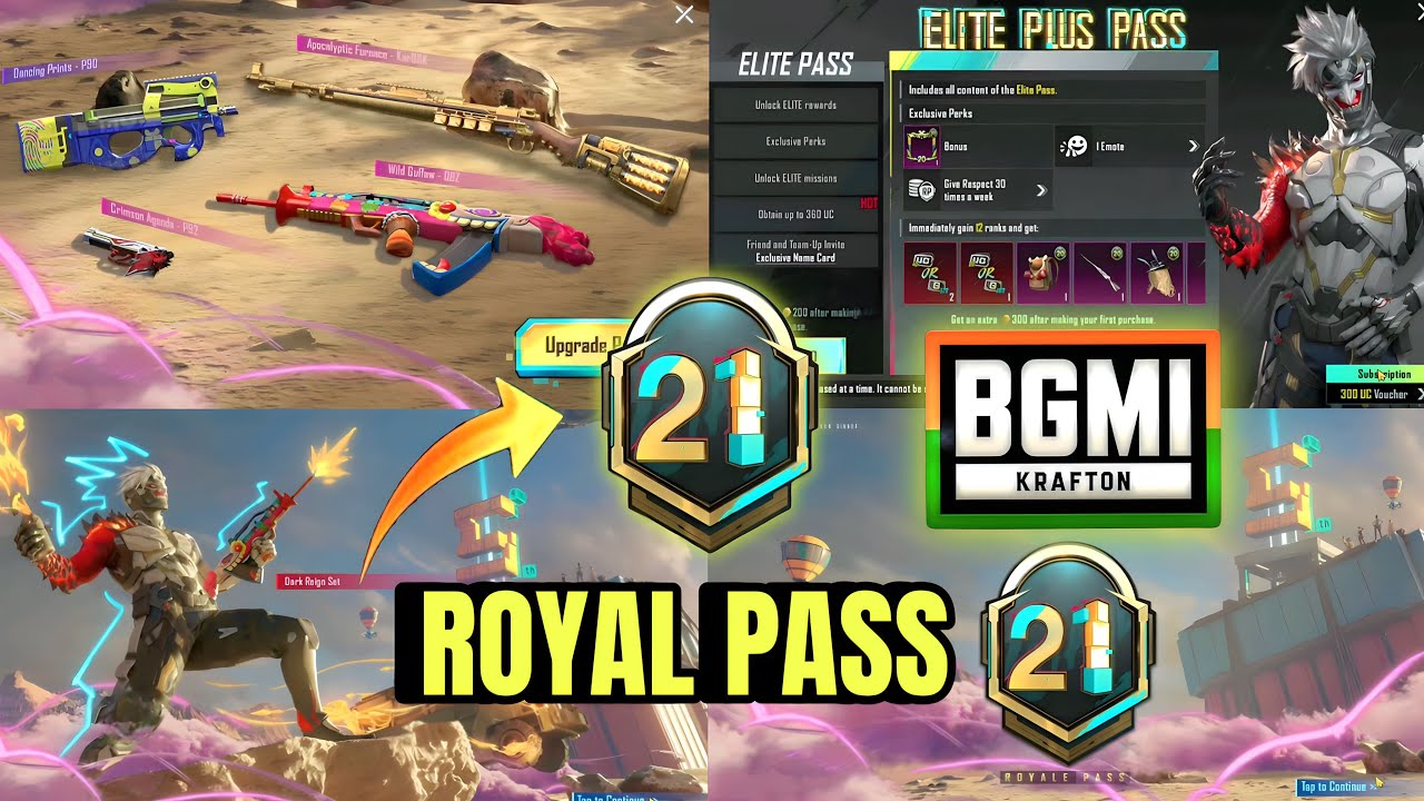 FINALLY 😍 BGMI NEW ROYAL PASS IS HERE - M21 ROYAL PASS 1RP TO 50RP IS ...