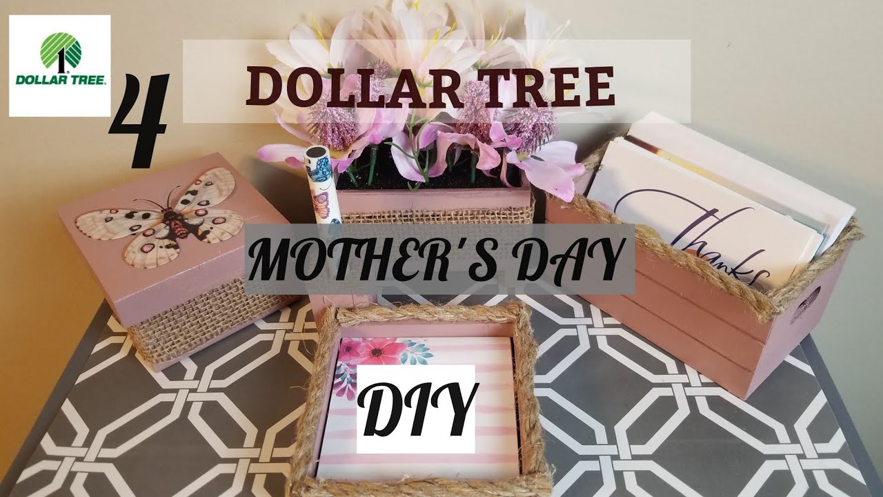 DOLLAR TREE FARMHOUSE MOTHER'S DAY DIY/2020 DIY - YouTube
