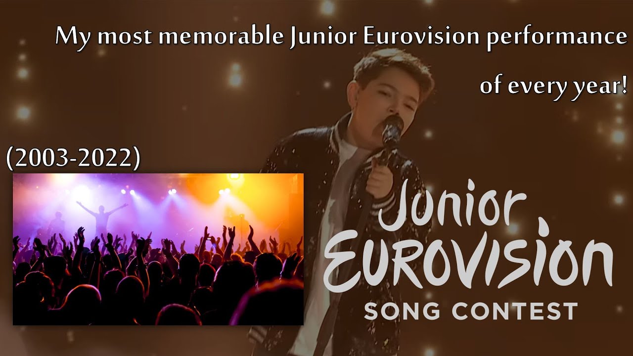 My MOST MEMORABLE Junior Eurovision PERFORMANCE of every year! (2003 ...