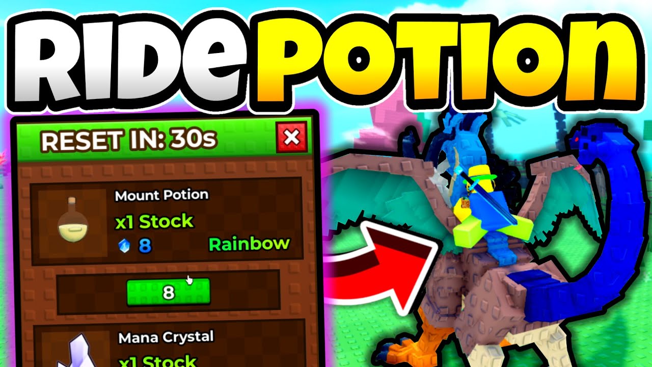 I Bought The RIDE POTION In Raise Animals - YouTube