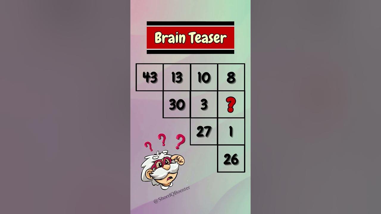 Brain Teaser Only For Math Genius iqtest brainteaser 74 YouTube brain-teaser-only-for-math-genius-iqtest-brainteaser-74-youtube