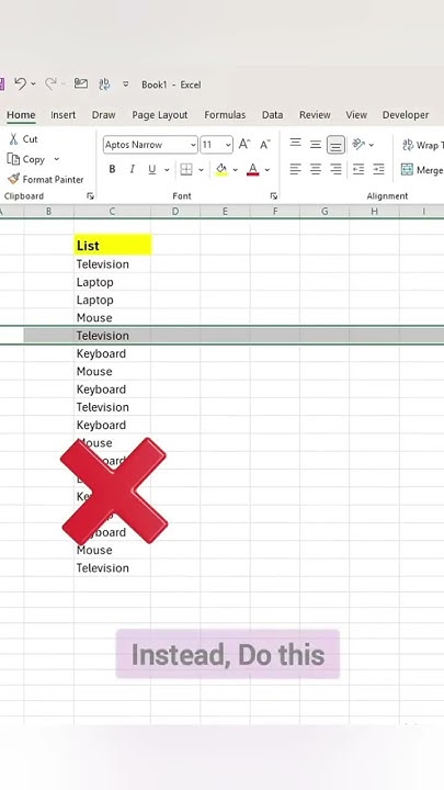 Dont Delete Duplicate Data One By One Try This Trick In Excel Tips And Tricks Excel