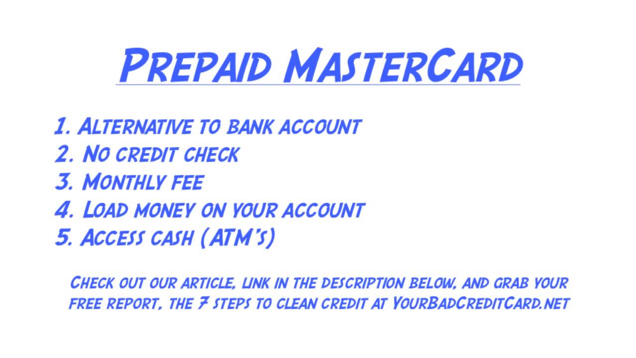 Prepaid MasterCard - YouTube
