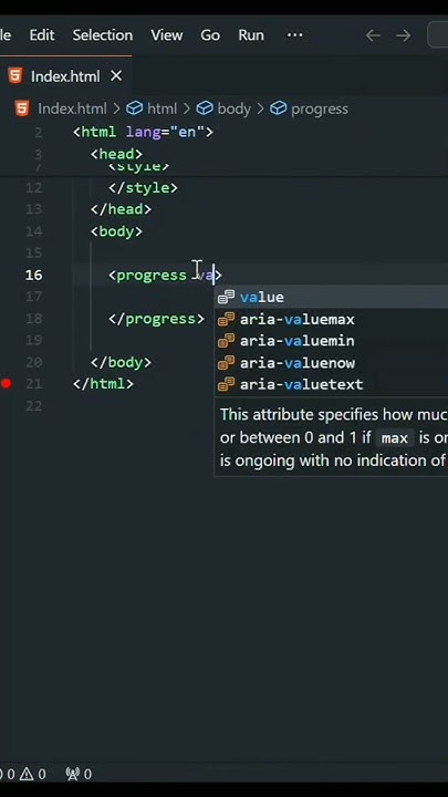 Progress Tage In Html Html Series Prat 24 Html Codingin17 Shorts Youtube