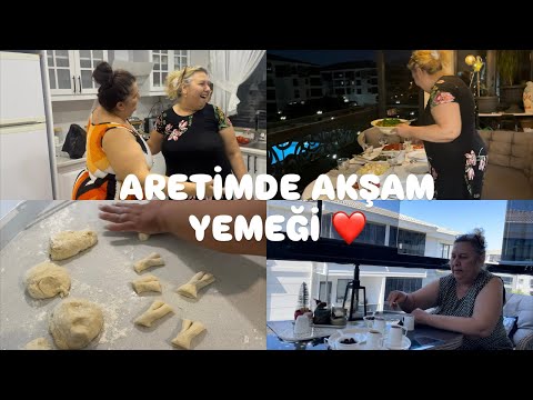 Aretimde akşam yemeğimiz🥰❤️Keçi patisi tarifi🌸Dondurma keyfimiz🙋‍♀️😊