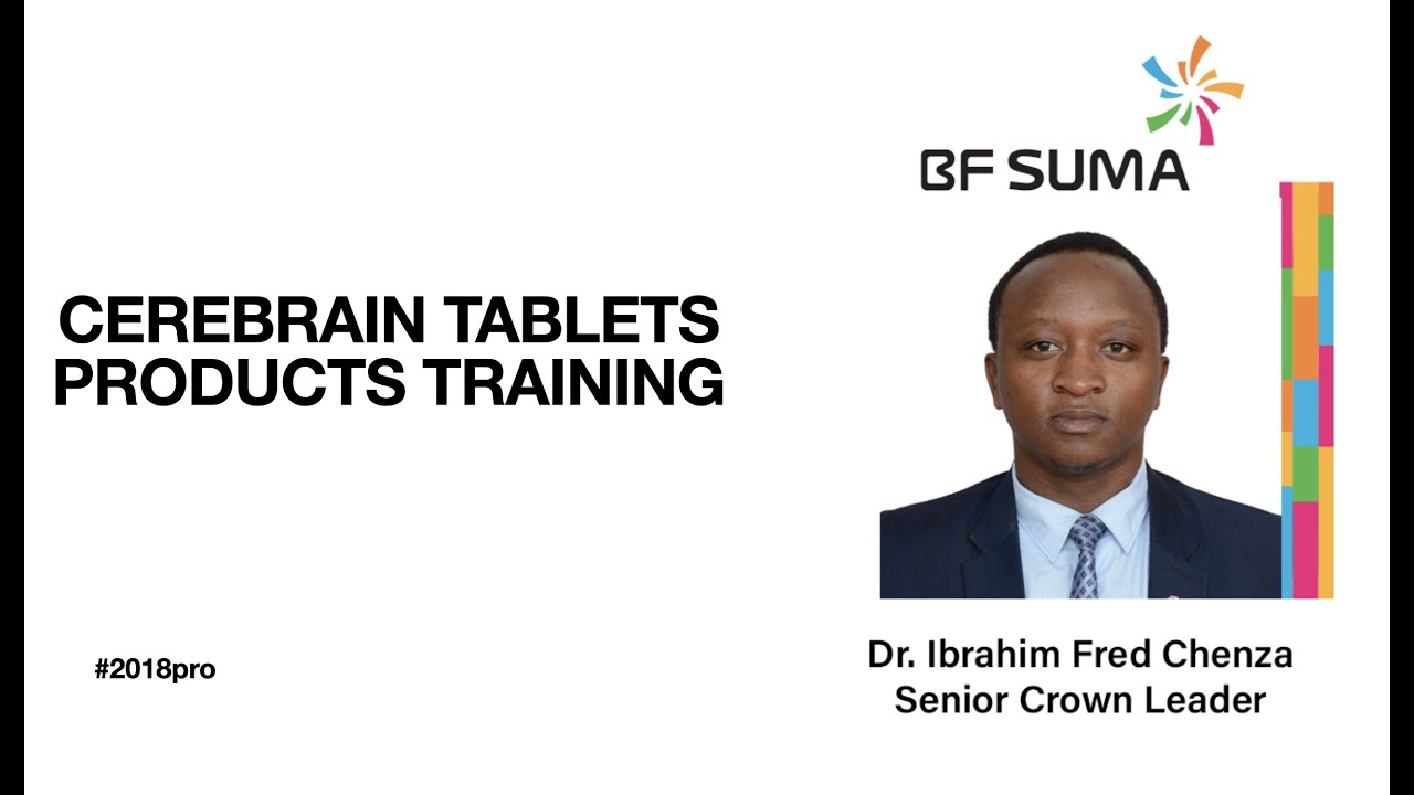 Cerebrain Tablet Products Presentation by Dr. Ibrahim Chenza(PhD ...