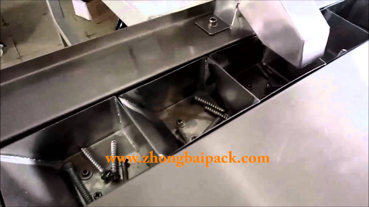 Automatic screw bolts counting and packing machine - YouTube