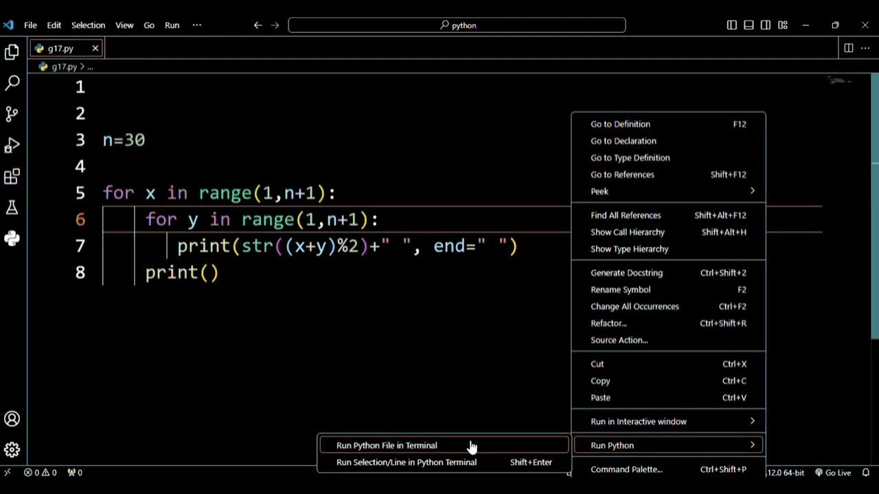 How To Make Pattern Coding In Python ️ ️ ️ ️ Python Coding Pattern Youtube