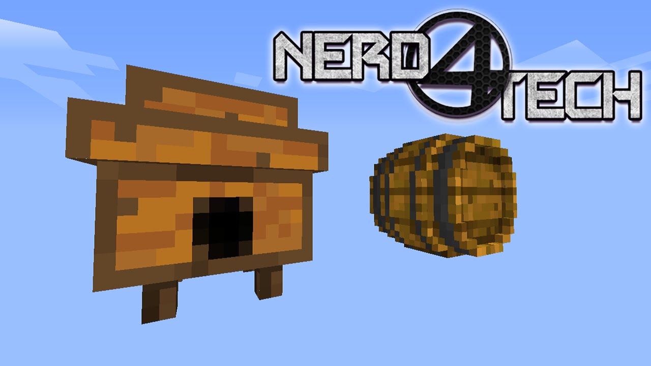 NERDTECH4 - BEE BOX E HIDRO MEL[EP06]Modded Minecraft[PT-BR] - YouTube