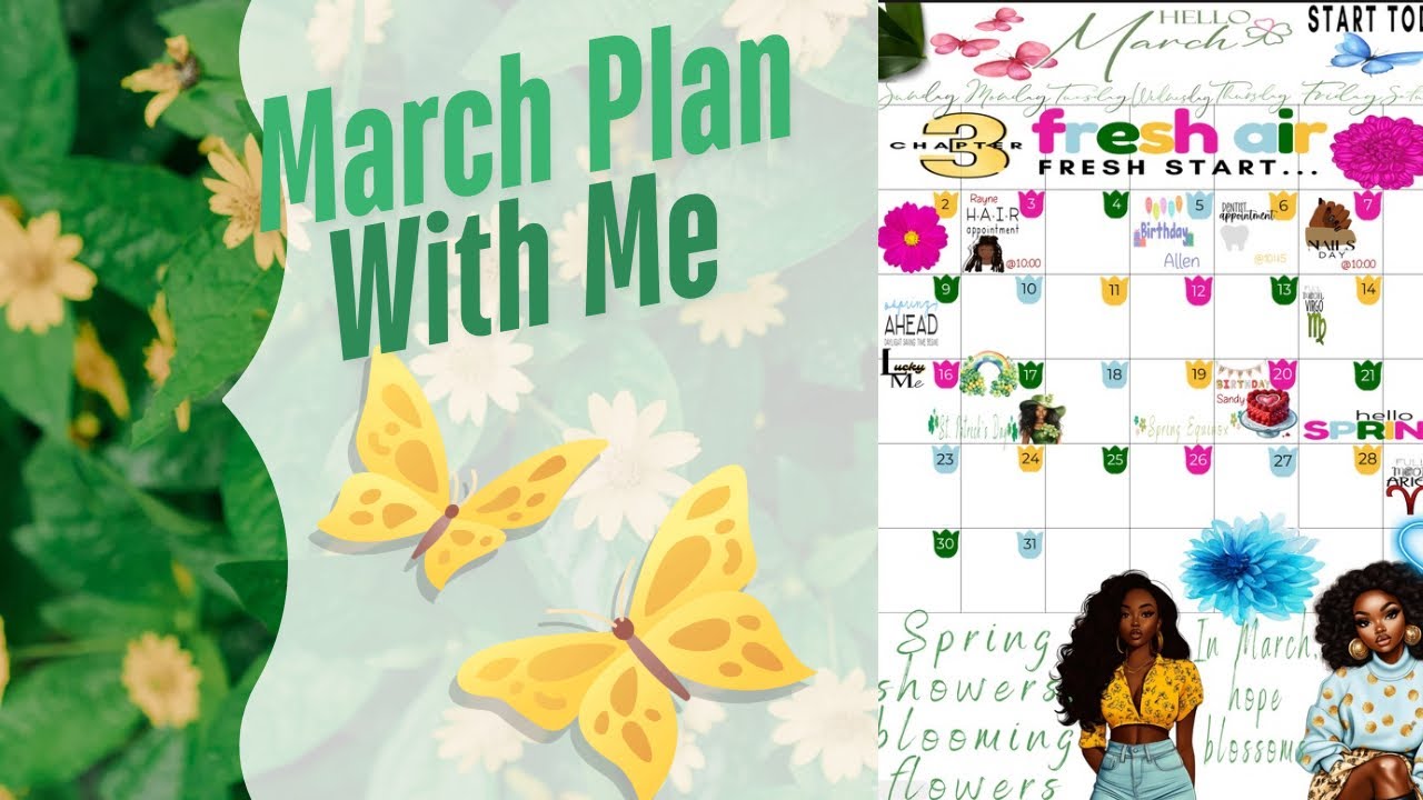 March Plan With Me - YouTube