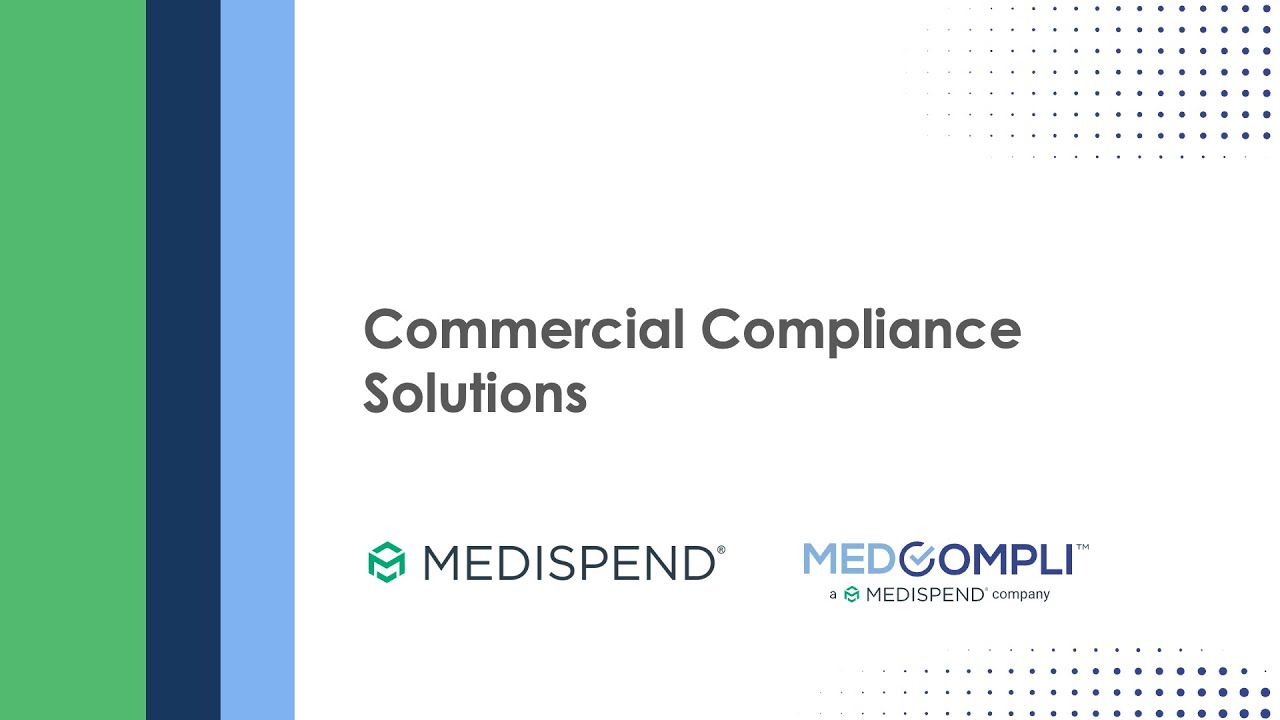 MediSpend's Commercial Compliance Solutions Webcast - YouTube