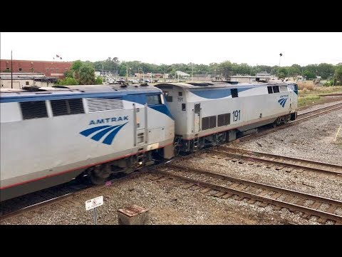 Amtrak Horn Show Railroad Diamond Interlocking! Millenniumforce ...