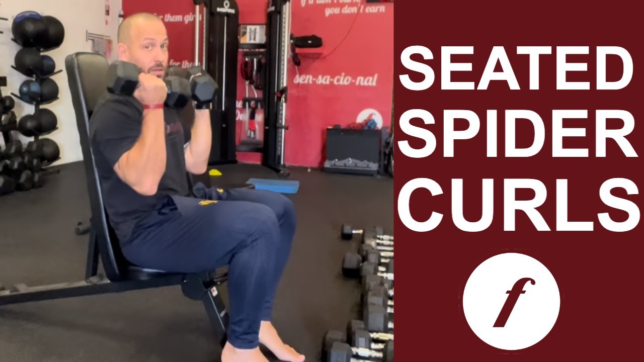 This is how to do Seated Spiderman Curls - YouTube