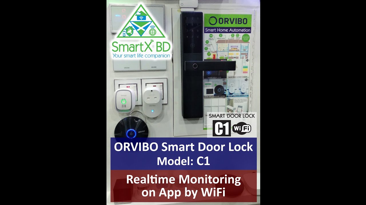ORVIBO C1 WiFi Smart Door Lock - SmartX BD - YouTube