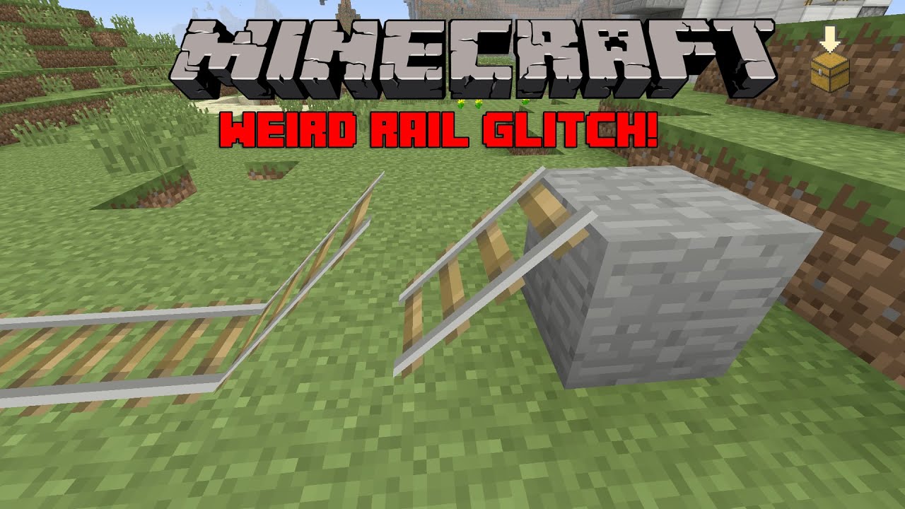 Minecraft: PS4 & Xbox One Edition - Weird Rail Glitch! - YouTube