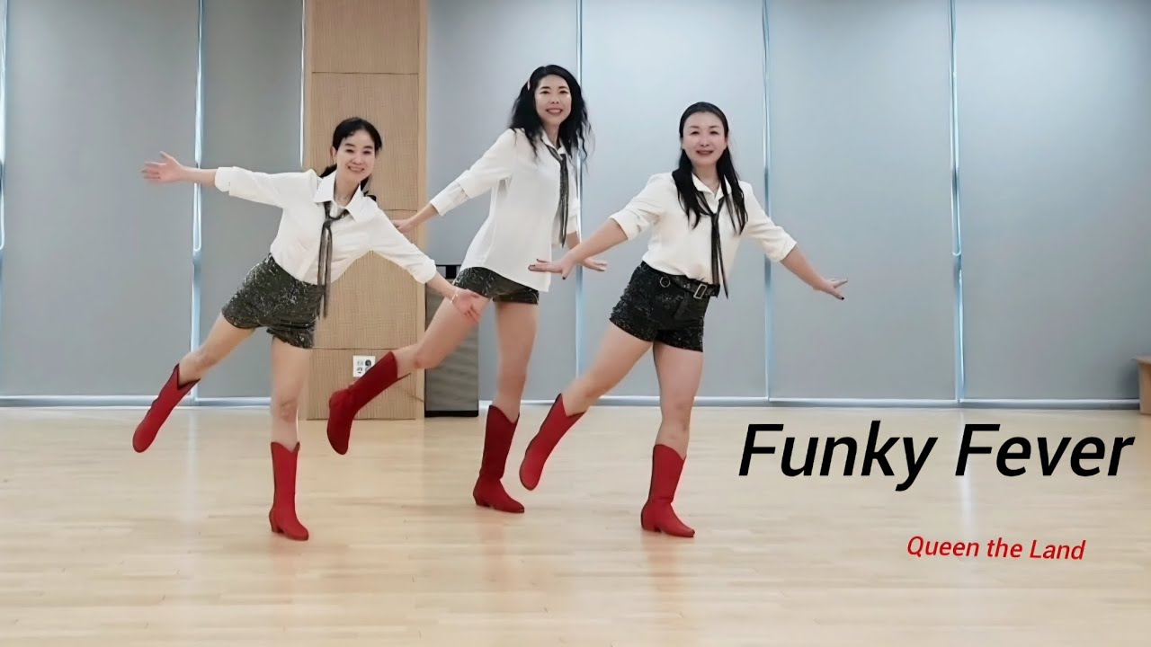 Funky Fever Line Dance|Choreo:Jean-Pierre Madge.Tim JohnsonQueen the ...