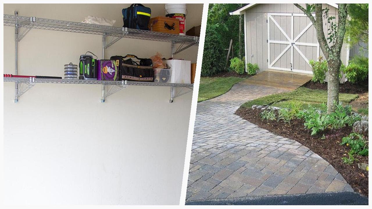 75 Transitional One-car Garage Design Ideas You'll Love 🔴 - YouTube