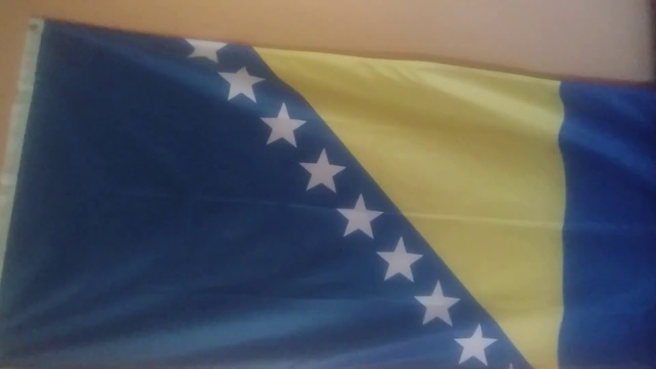 Zastava Bosne i Hercegovine od 1998 - YouTube