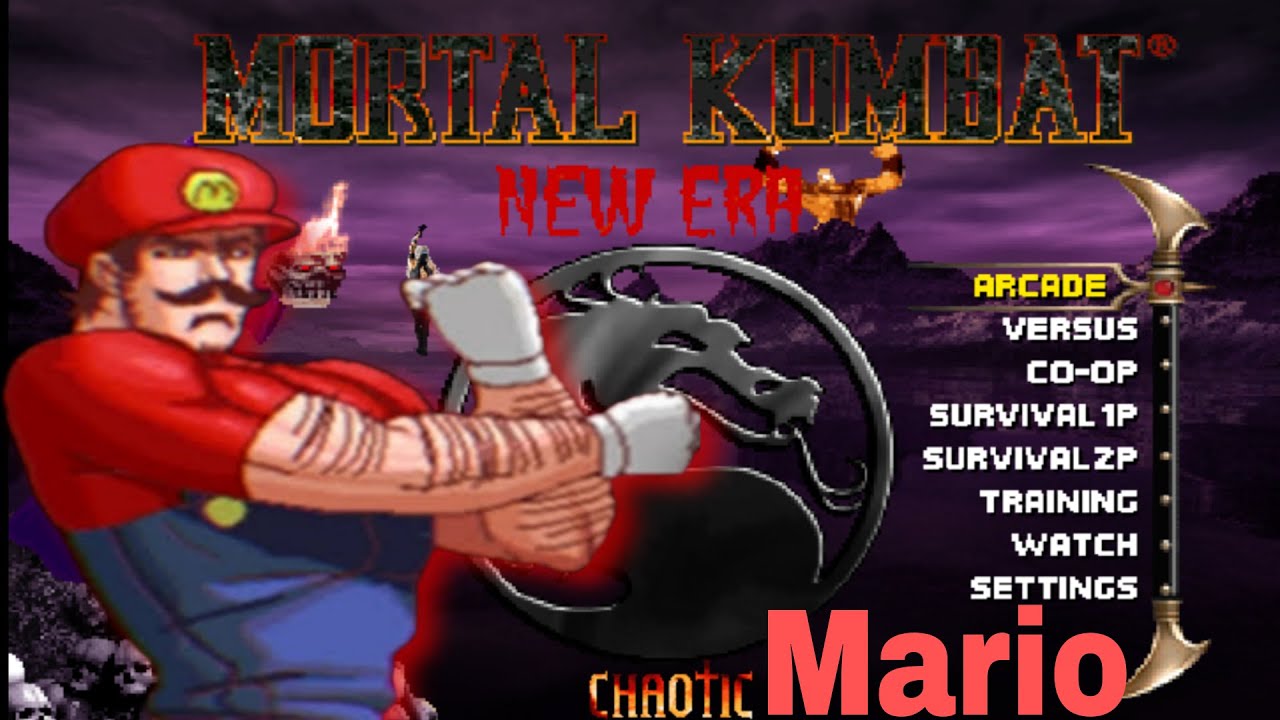 Mortal Kombat Chaotic New Era Mario Playthrough - YouTube