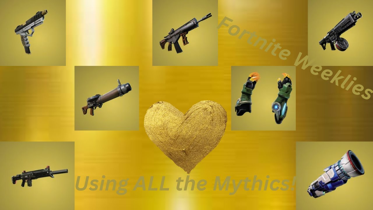 I Got ALL The Mythics in Fortnite! "Fortnite Weekies" Week 3 Chapter 4 ...