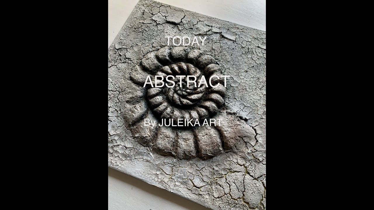 DIY FOSSIL ABSTRAKT ART 3D - YouTube