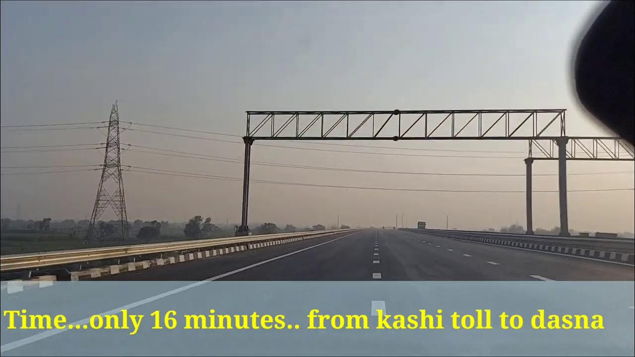 Delhi Meerut Expressway...A journey from partapur-kashi toll plaza to KMP dasna - YouTube