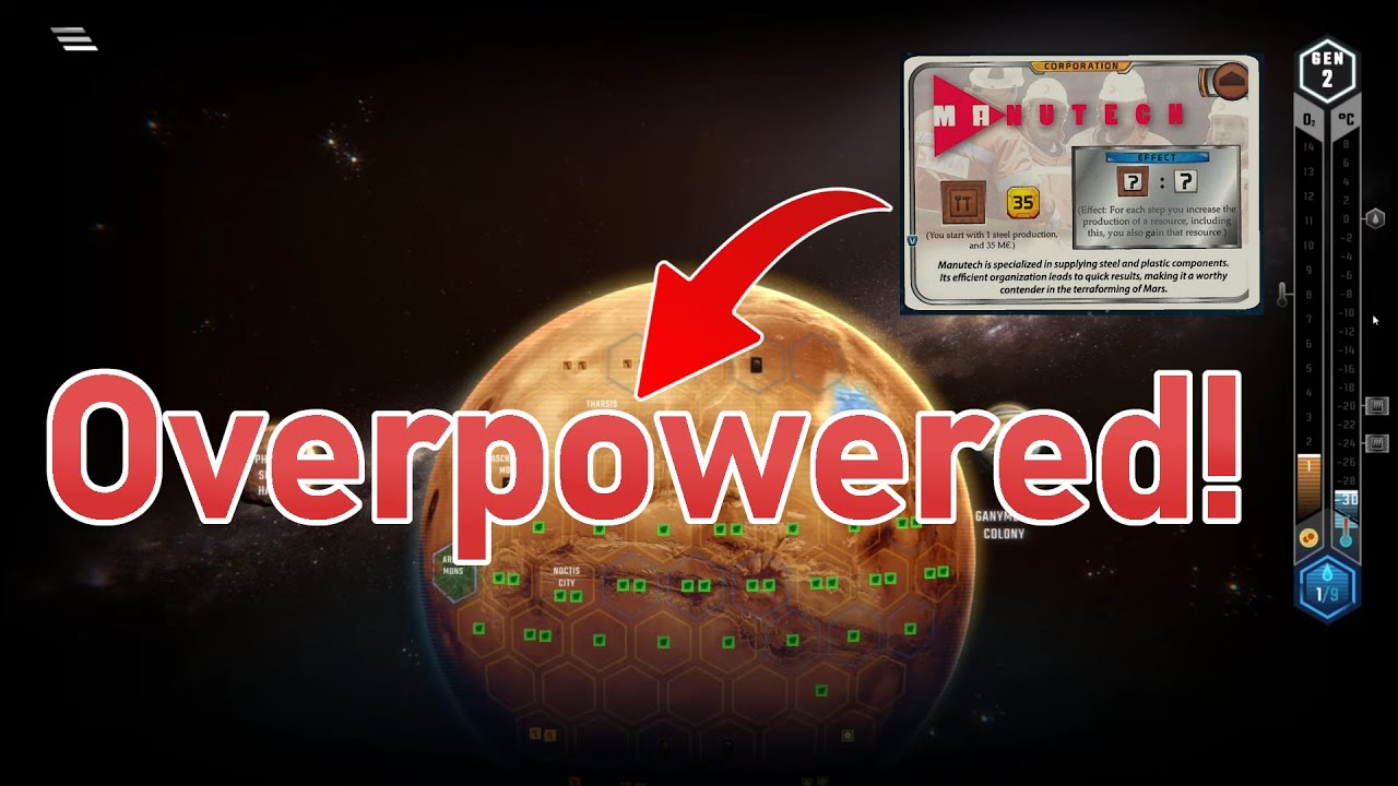 Terraforming Mars Online #83 - Rushing with Manutech! - YouTube