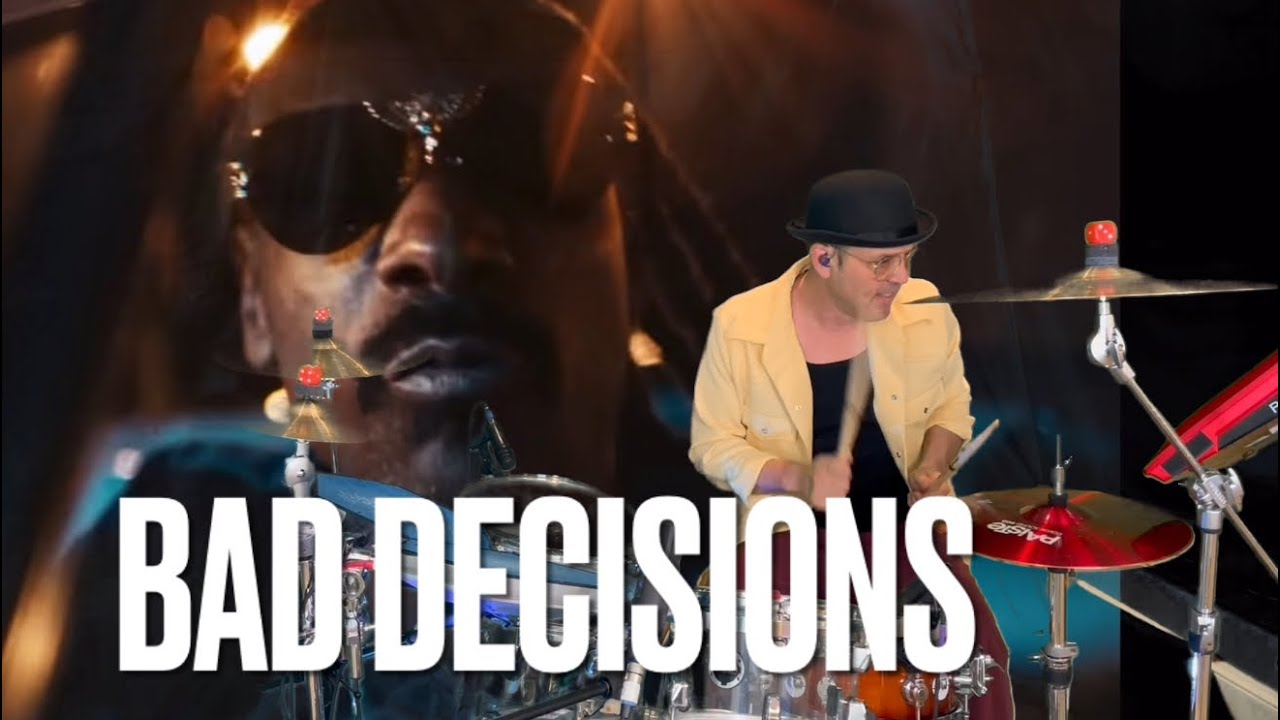 Bad Decisions - Benny blanco, BTS, Snoop Dogg, with drums! - YouTube